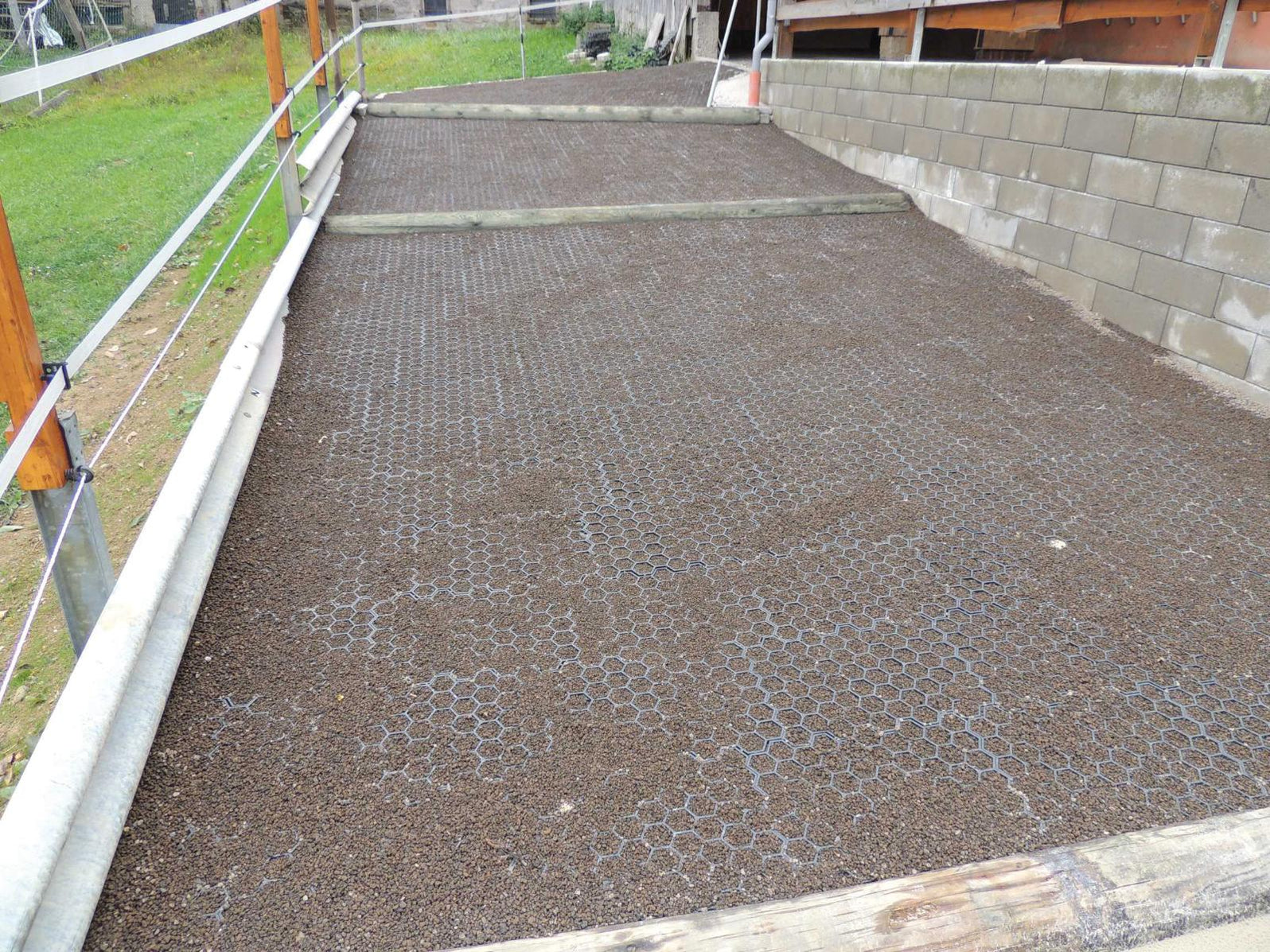 Horse Paddock Footing Grid - Paddock Slab — Paramount Materials